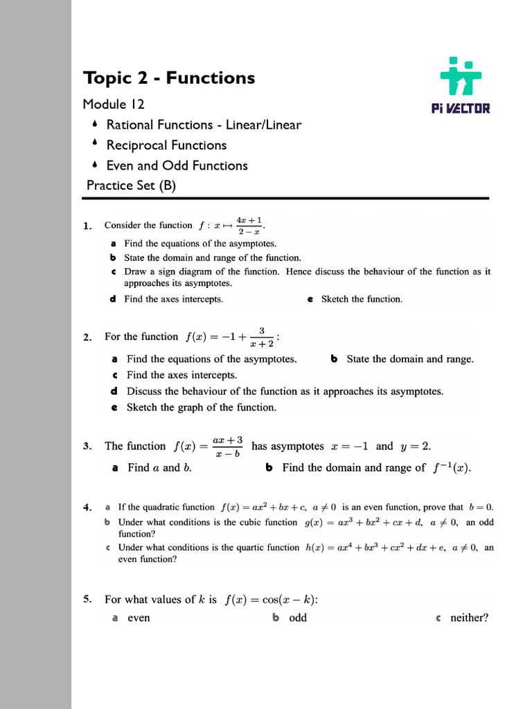 Topic 2-Module-12 Practice Set (B) Questions | PDF