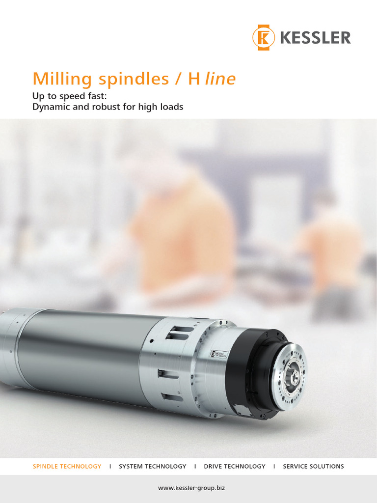 BRO PK1002 Kessler Spindel H Line A4 en V2-2 Web | PDF | Electric Motor | Mechanical Engineering