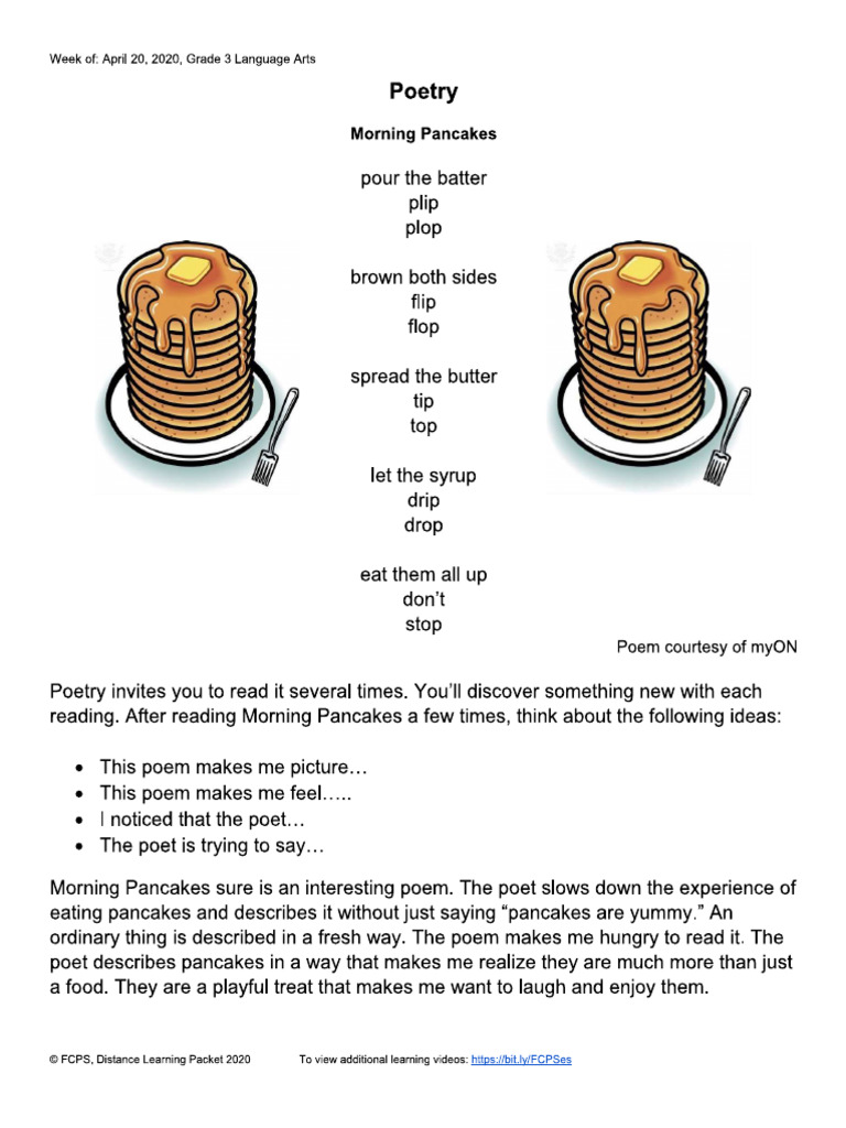 Erin Dougherty - Poetry Lesson | PDF