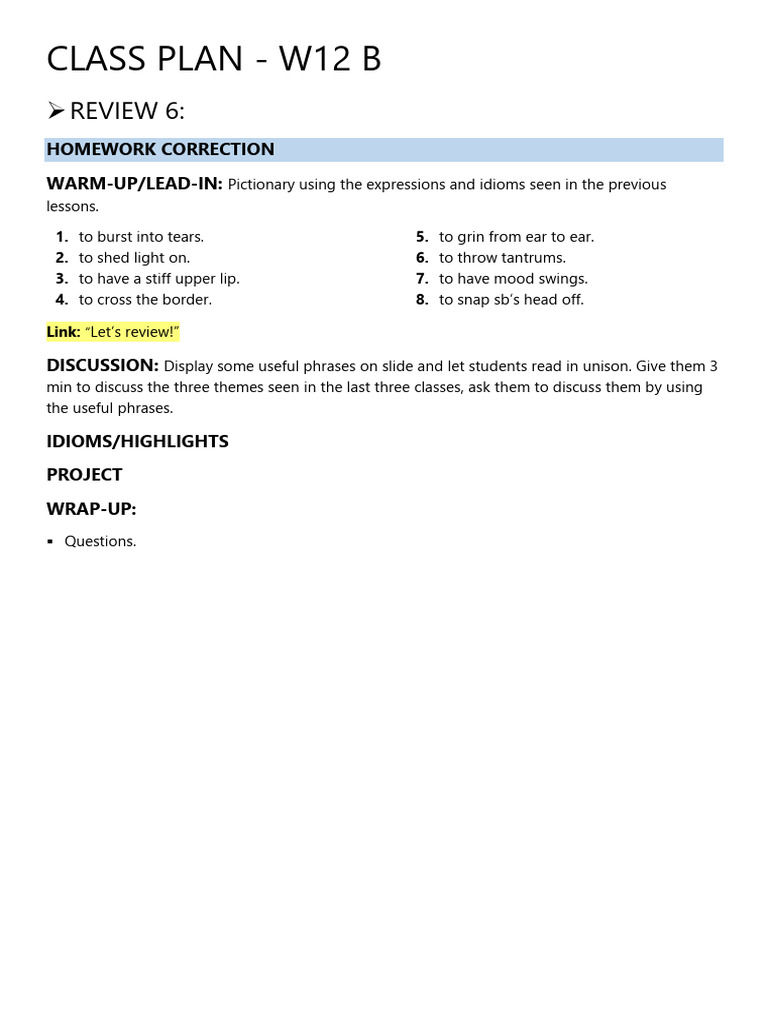 4 - Review 6 e Lesson 337 | PDF