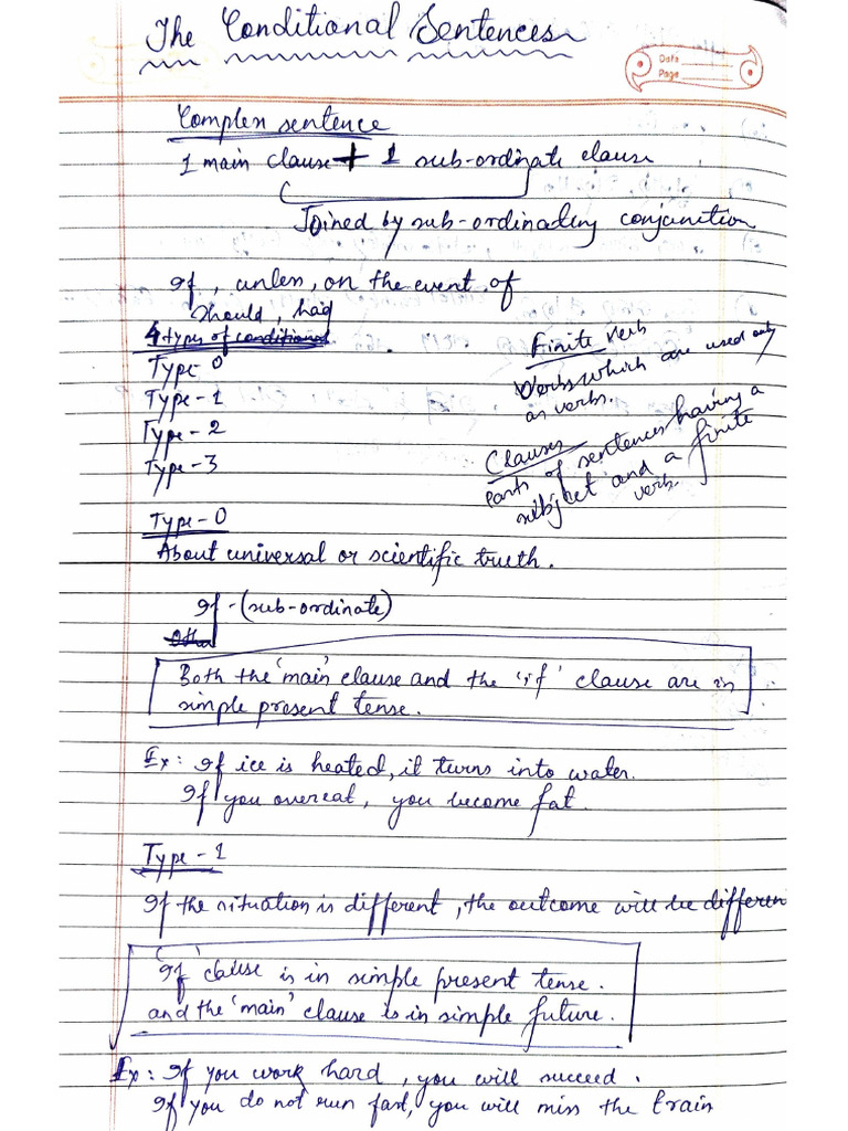 Conditional Sentences | PDF