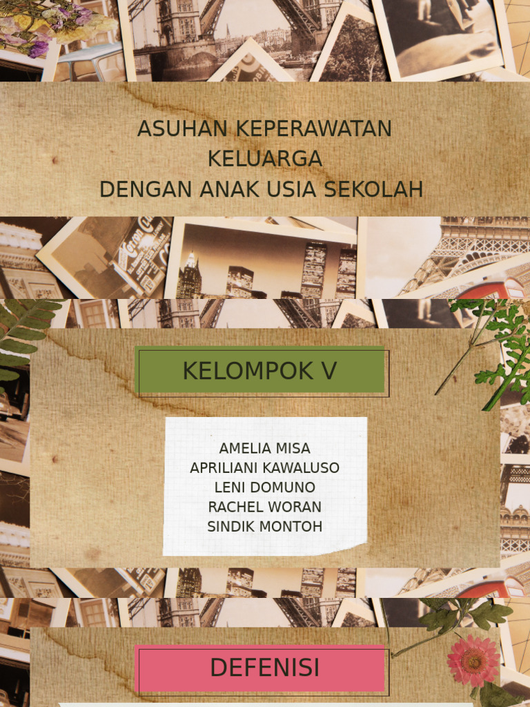 Kelompok V Askep Keluarga Dengan Anak Usia Sekolah | PDF