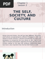 Understanding The Self (Lesson 2) | PDF