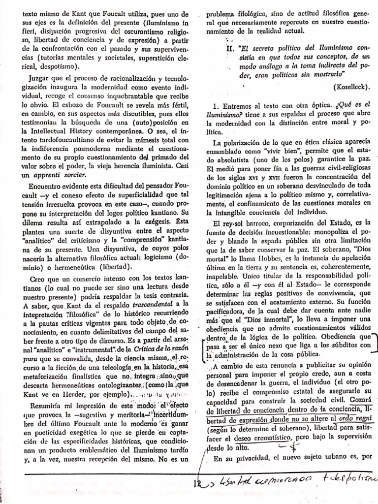 I.1.3 Dotti, J. - Qué Es El Ilusminismo de Qué Es El Iluminismo | PDF