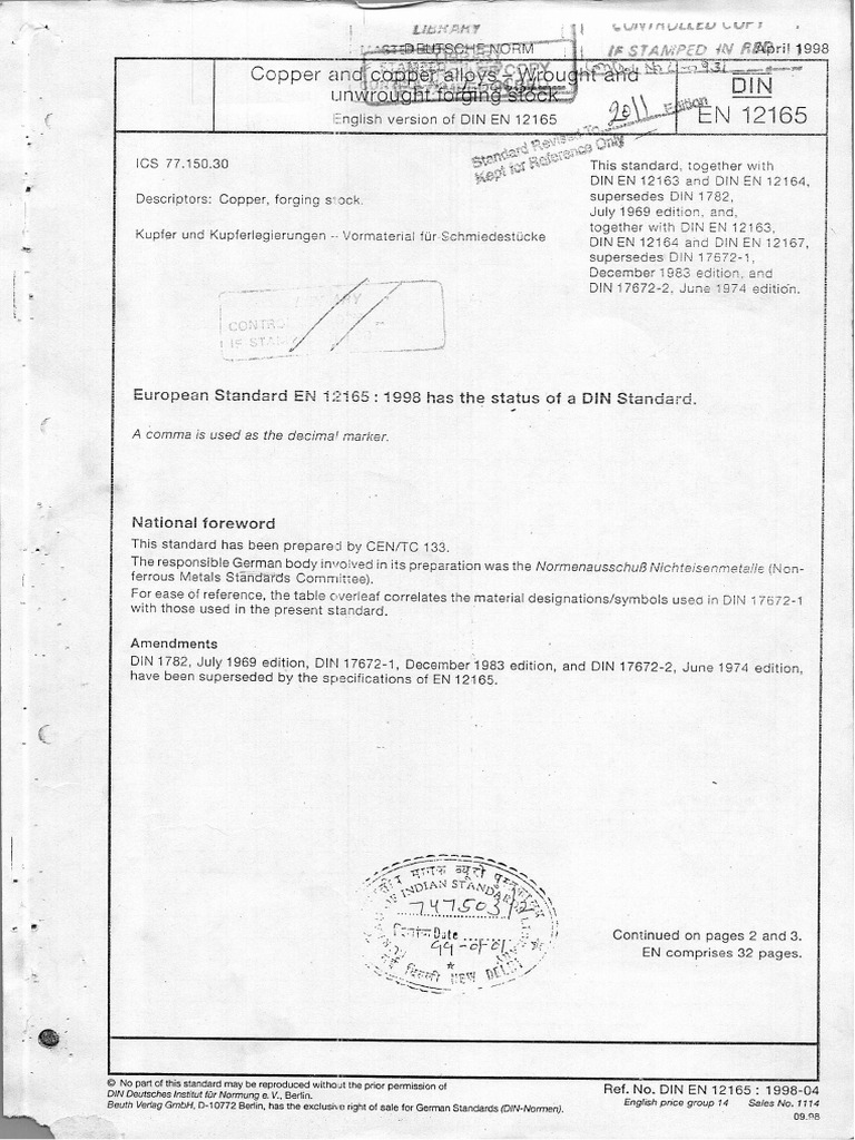 Dinen 12165 SR - No.93 | PDF