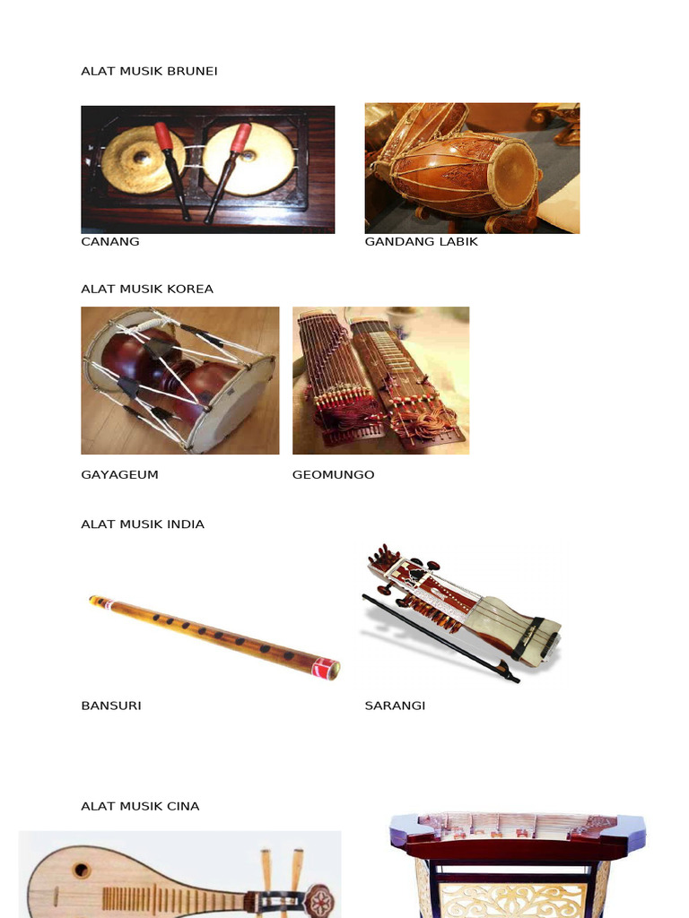 Alat Musik Brunei | PDF