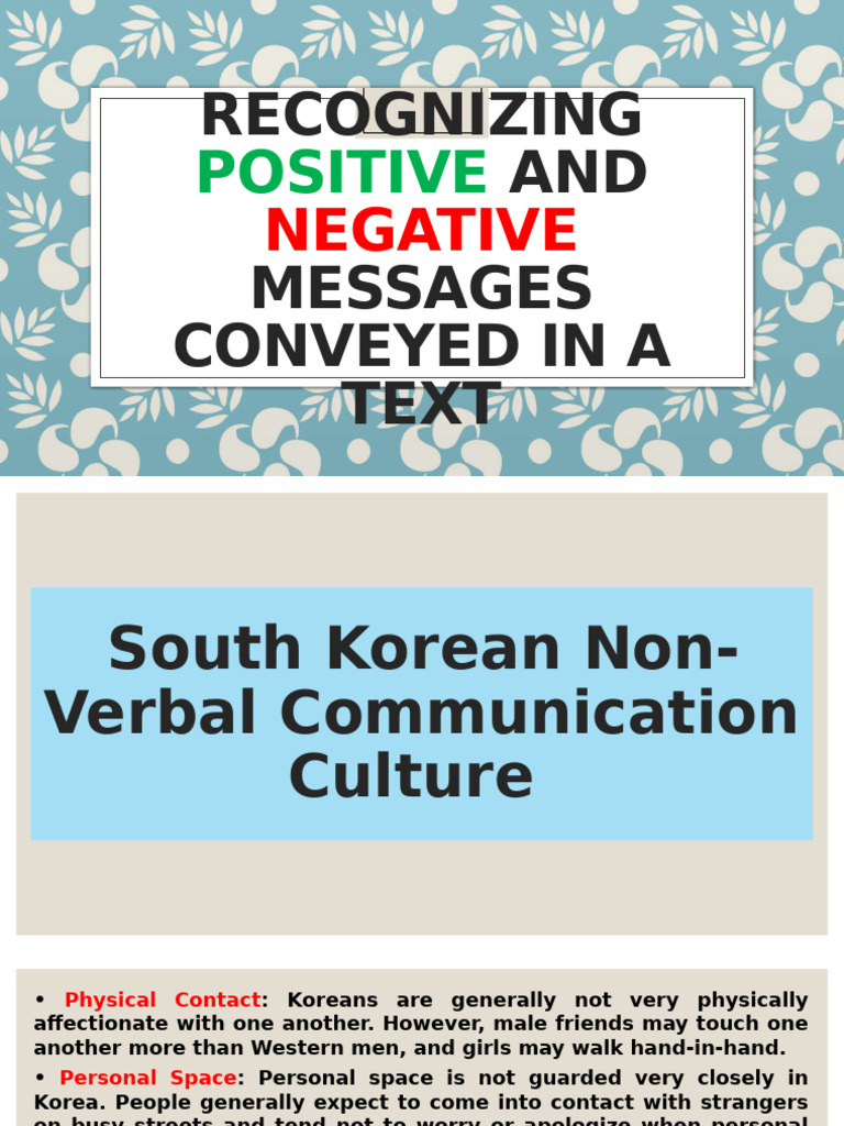 Recognizing Positive and Negative Messages Conveyed in A | PDF | Sentence (Linguistics) | Word