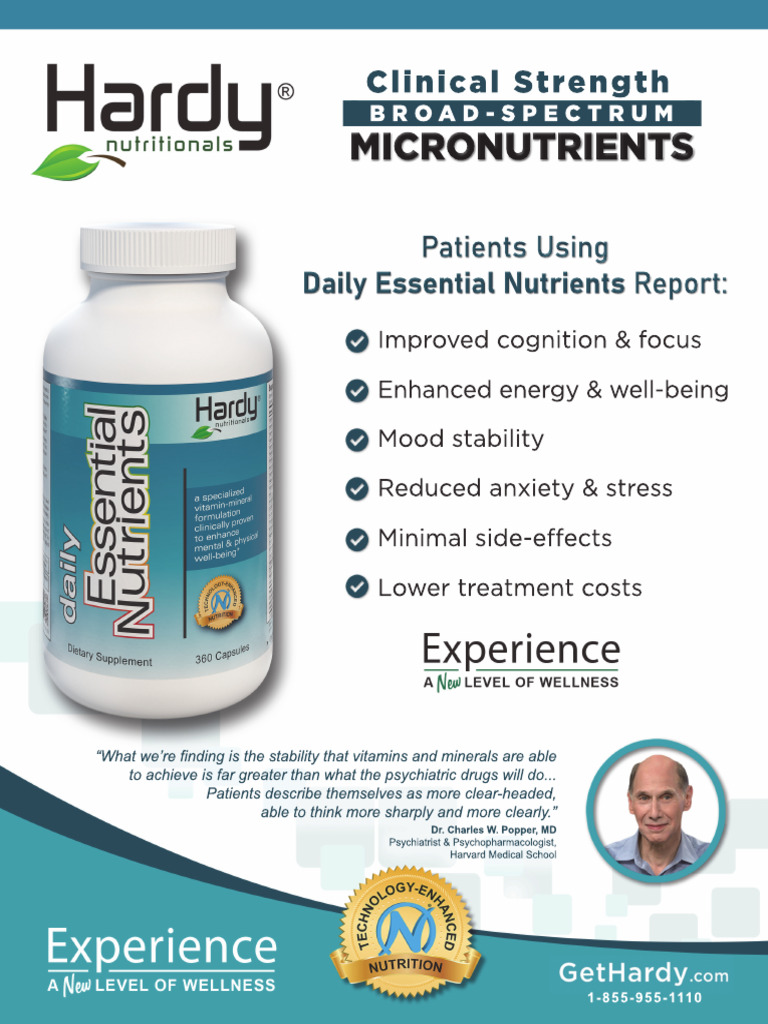 Daily Essential Nutrients | PDF