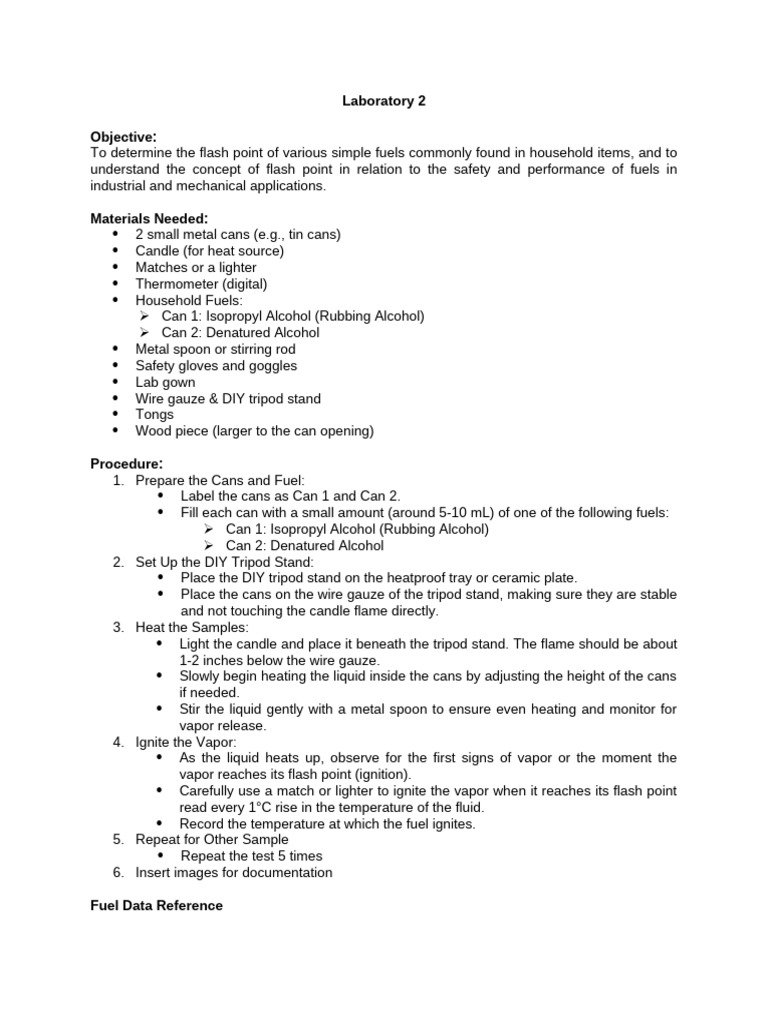 Laboratory 2 | PDF | Ethanol