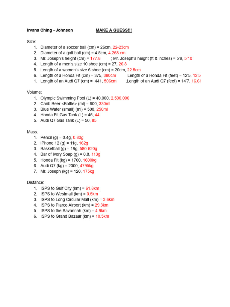 Useful Facts 2024-2025 - BEST GUESS | PDF