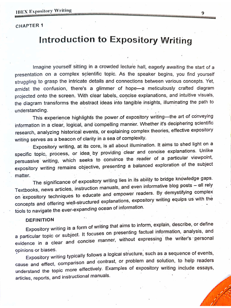 Expository Writing IBEX Book Notes | PDF