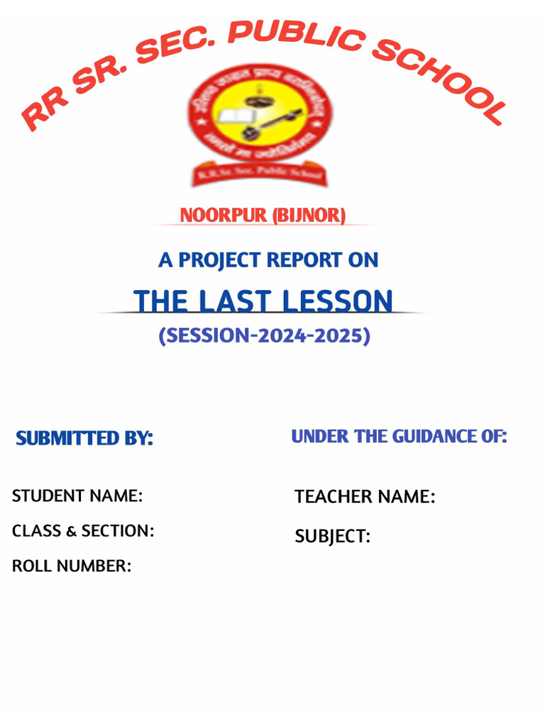English Project Last Lesson | PDF