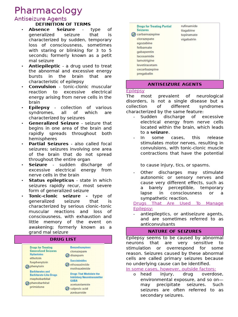 Drugs Acting On The Peripheral And Central Nervous System p5 | PDF ...