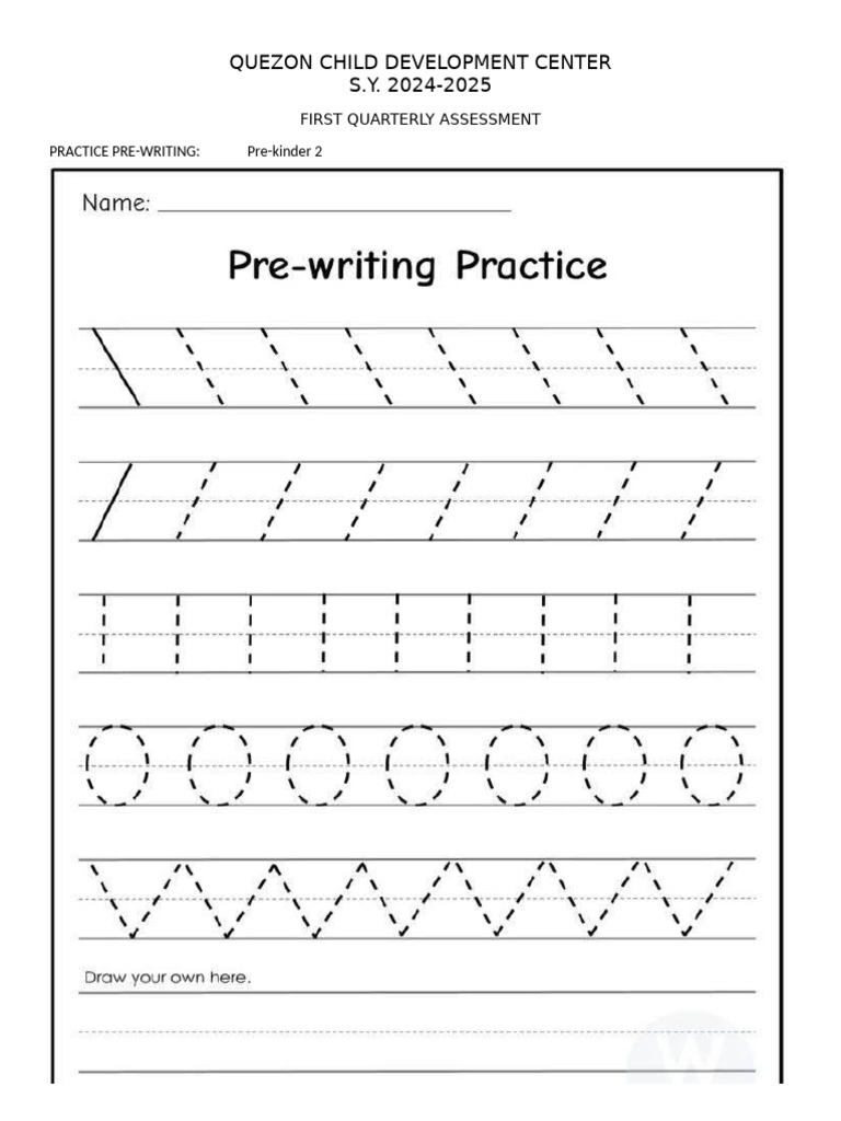 Assessment Practice Writing | PDF