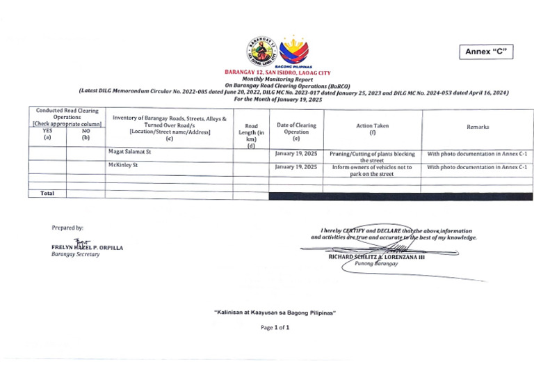 b12 Barco Annex C | PDF