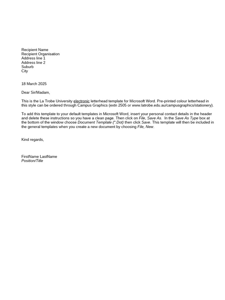 LTU A4 Letterhead Color | PDF