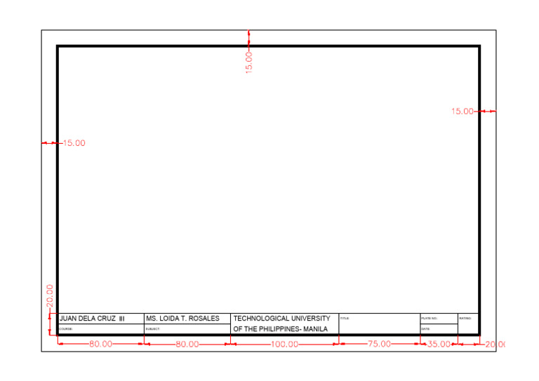 Border and Title Block Template.A3 | PDF