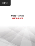 BMA Trading Terminal User Guide | PDF | Clearing (Finance ...