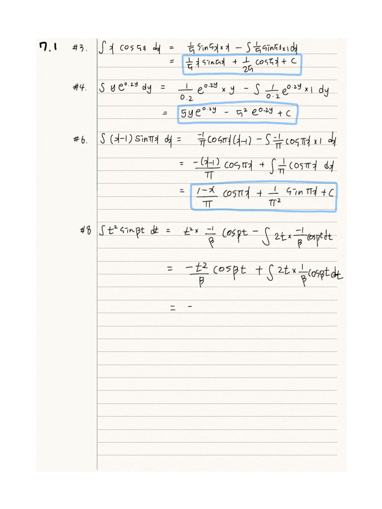 Calculus_Assignment_7 | PDF