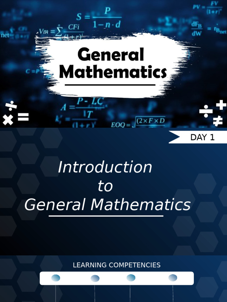 Introduction to General Mathematics | PDF | Numbers | Function ...