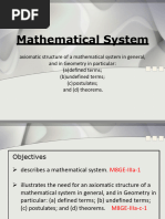Undefined Terms in Geometry Explained | PDF | Line (Geometry) | Axiom