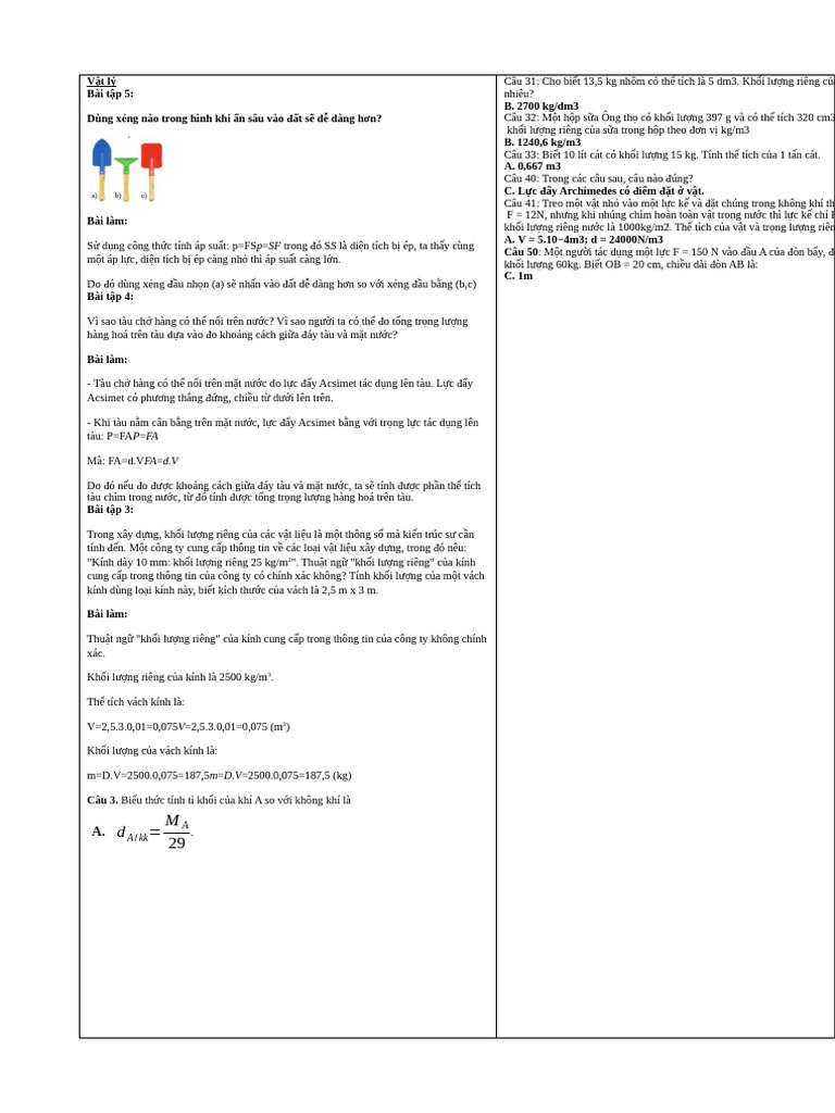 Tài liệu KHTN | PDF