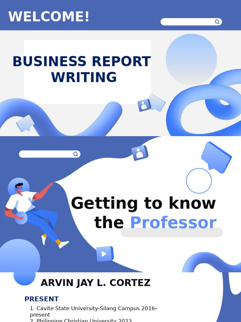 1 Business Report Writing | PDF | Memorandum | Communication