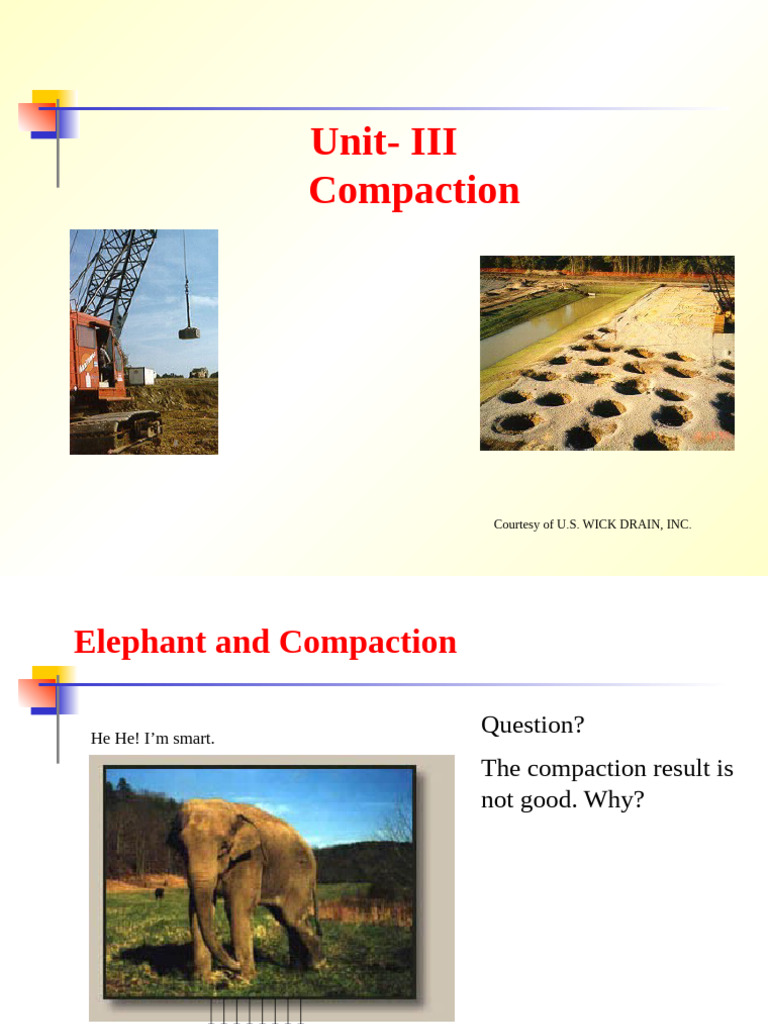 Compaction PPT-18-03-2025 | PDF | Earth Sciences | Soil