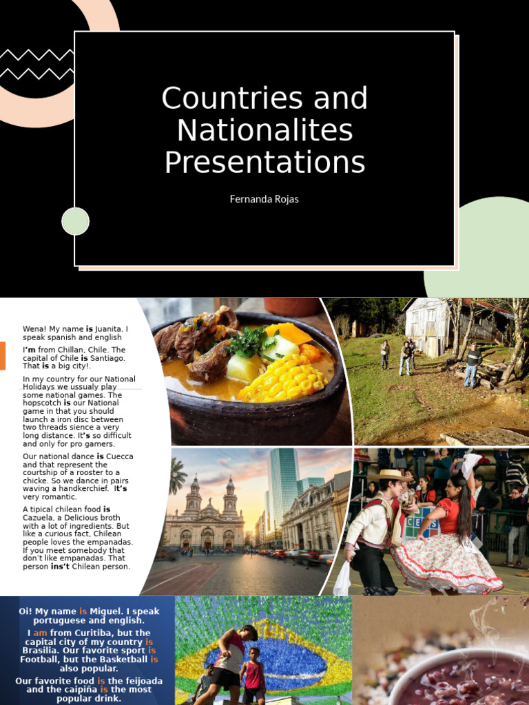 Countries and Nationalities Presentations | PDF
