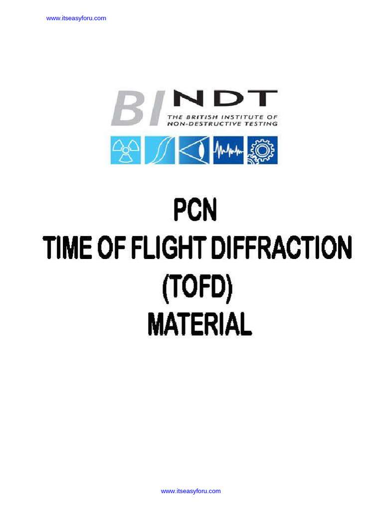 Pcn Time of Flight Diffraction (Tofd) Material | PDF | Ultrasound | Waves