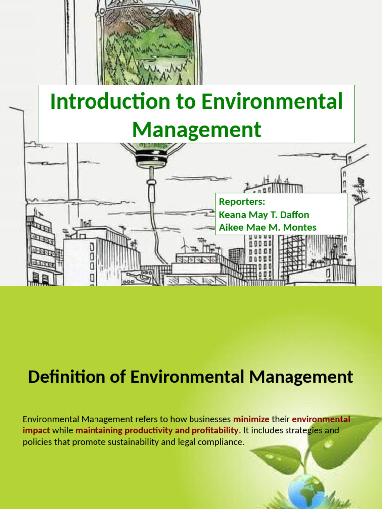 Environmental Management Presentation | PDF