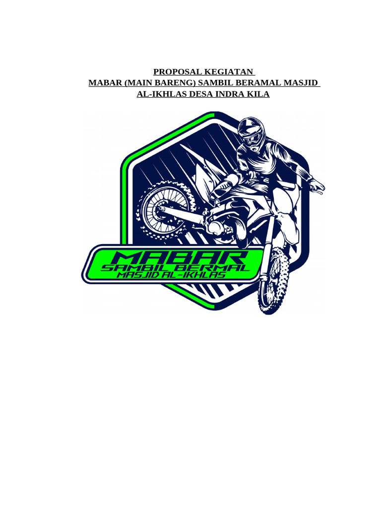 PROPOSAL Trail Adventure | PDF