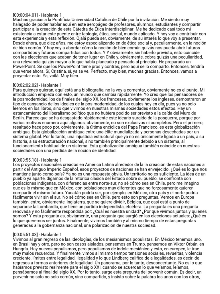 Conferencia Mathias Nebel | PDF | Globalización | México