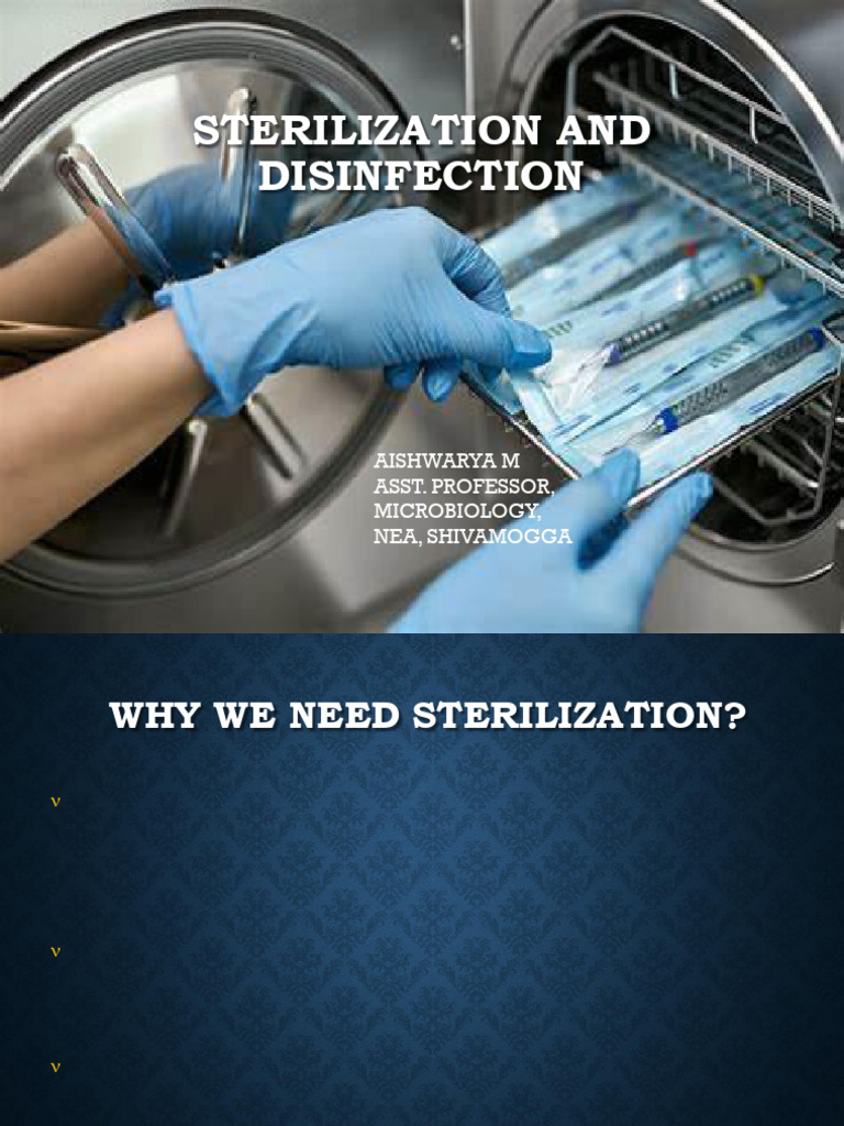 Sterilisation and Disinfection | PDF | Sterilization (Microbiology) | Disinfectant