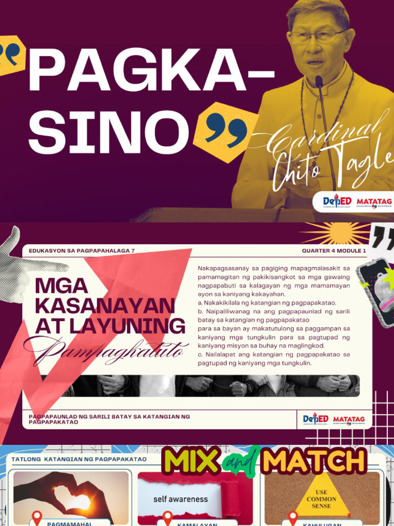 q4 m1 Part 2 Mga Tungkulin Ng Kabataan a3g | PDF