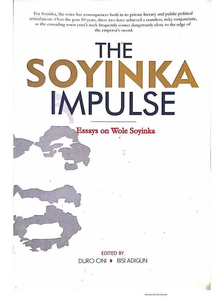 The Soyinka Impulse | PDF