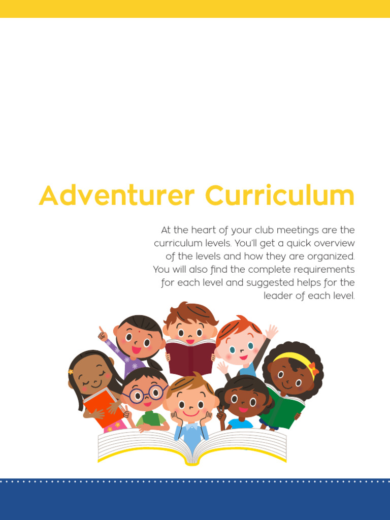 Adventurer Curriculum | PDF | Curriculum