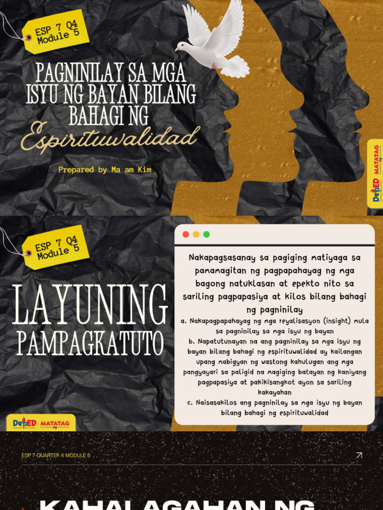 q4 m5 Mga Modelo NG Pagninilay Tungkol Sa Isyu NG Bayan | PDF