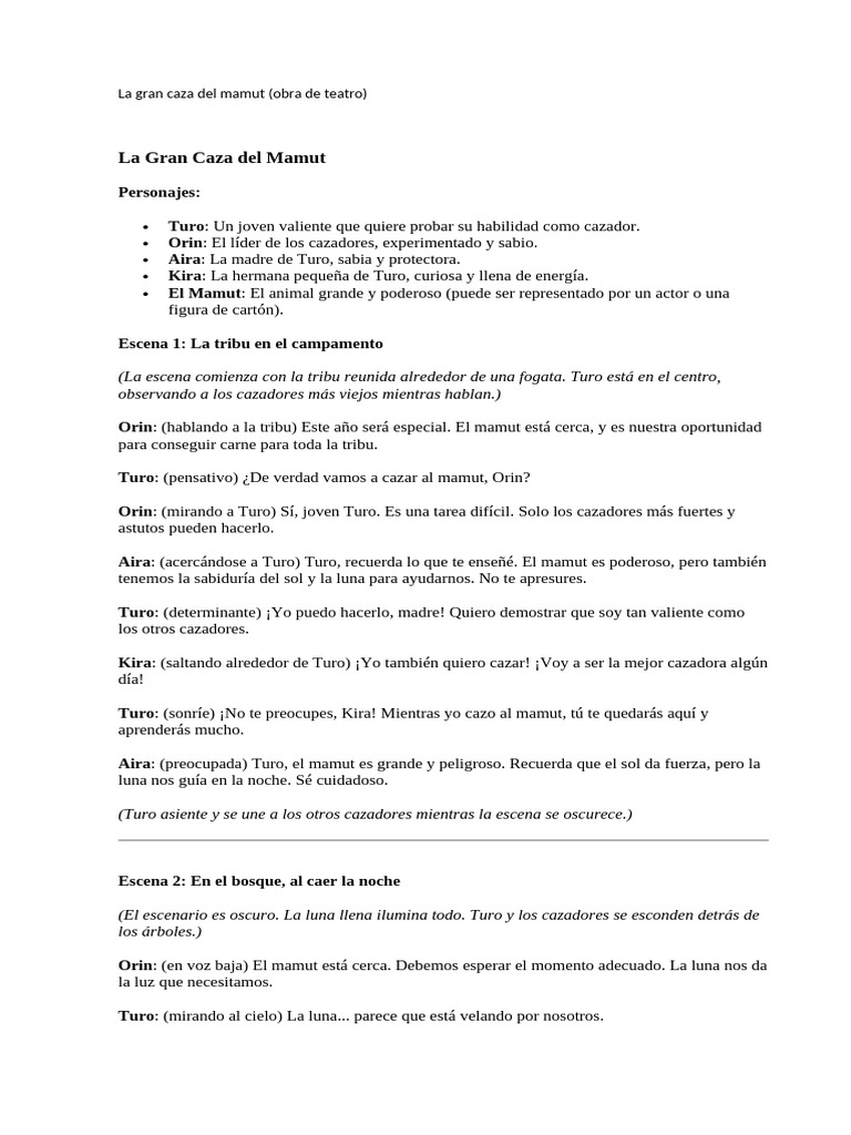 La Gran Caza Del Mamut | PDF | Luna
