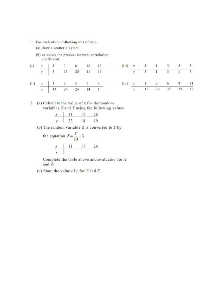 Activity - Correlation | PDF