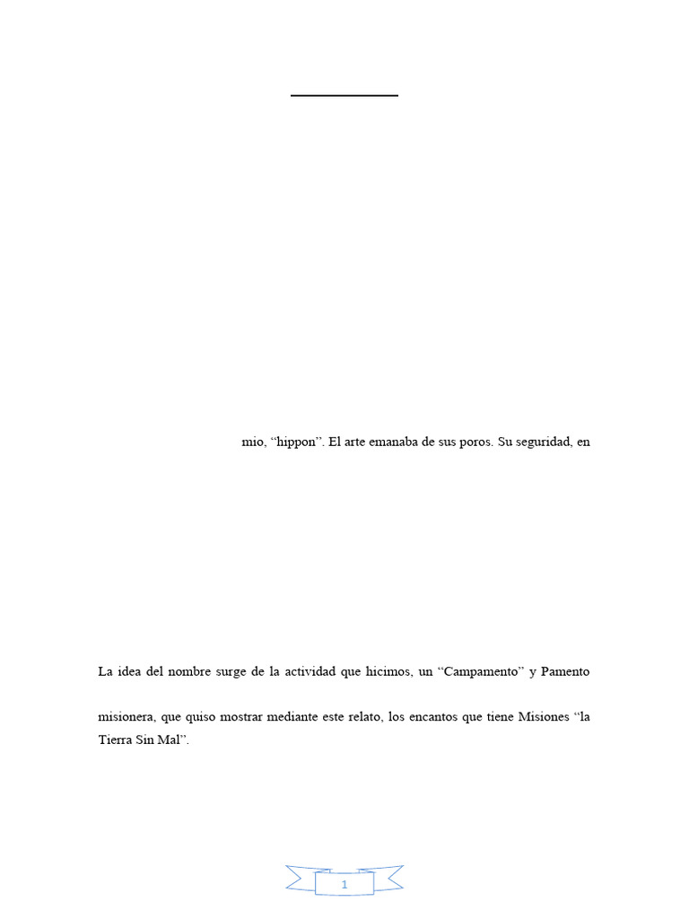 Thomas Vanina CamPamento PDF | PDF