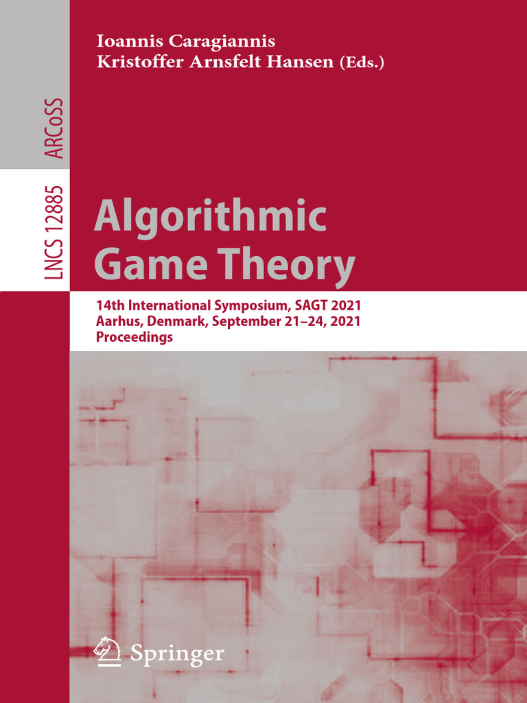 Algorithmic Game Theory | PDF | Computational Complexity Theory | Auction