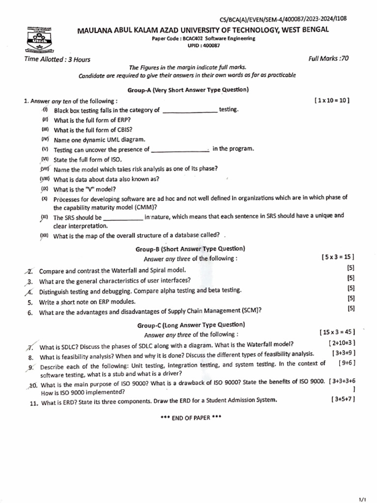 software- 4th sem | PDF