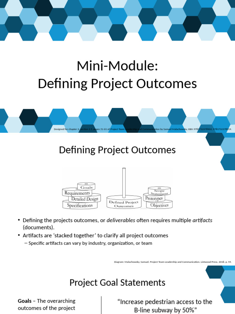 Mini Module 10 - Defining Project Outcomes | PDF