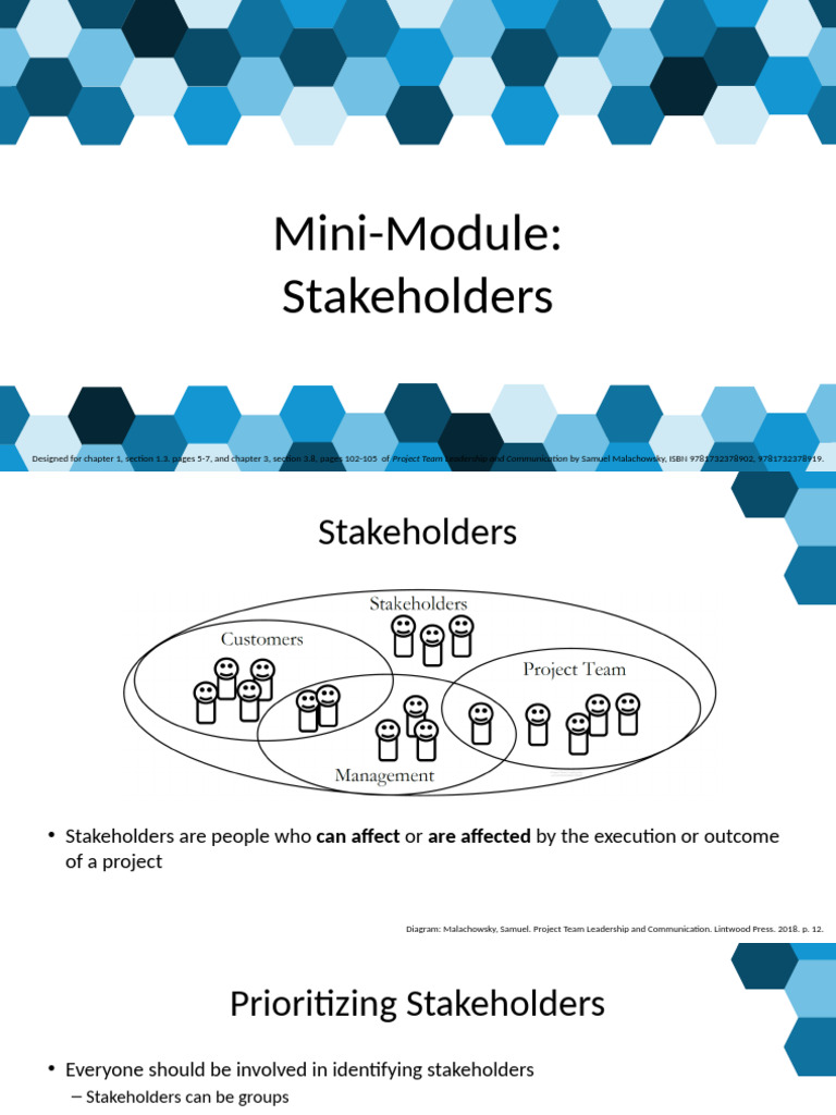 Mini Module 5 - Stakeholders | PDF