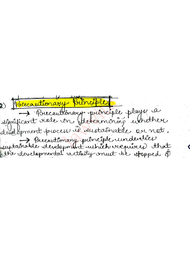 #9 Precautionary Principle @lawvita | PDF