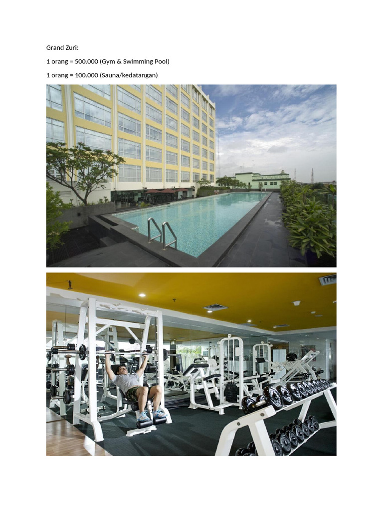 Member Gym & Sauna | PDF