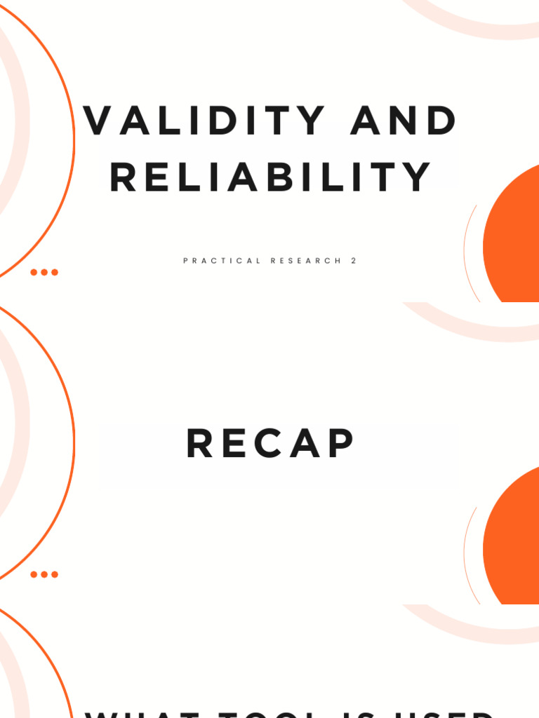 L4.3 Validity and Reliability 3 Compressed | PDF | Validity (Statistics) | Extraversion And ...