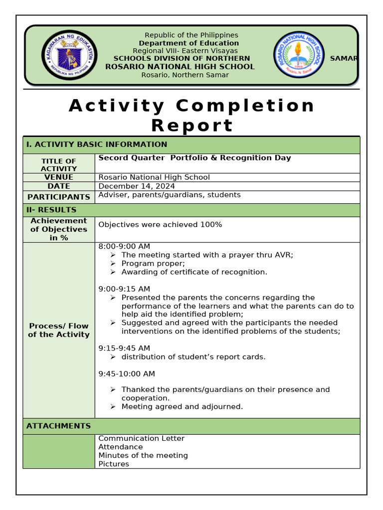 ACR Porfolio Day Q1 SY 2024-2025 | PDF