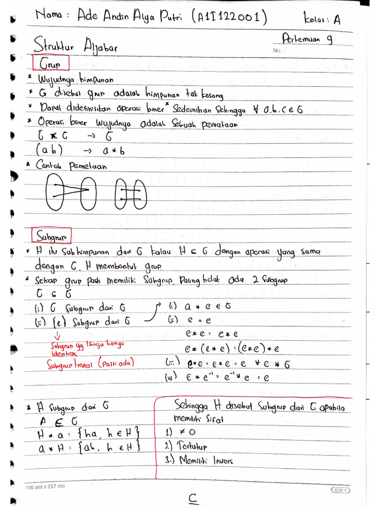 Ade Andin Alya Putri - A1I122001 | PDF